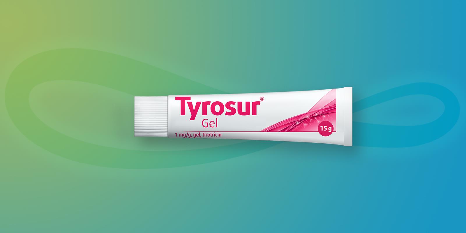 Tyrosur gel new 15g packaging!